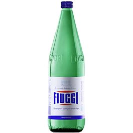 Fiuggi - Sparkling - Natural Mineral Water - 1 Liter (6 Glass Bottles)