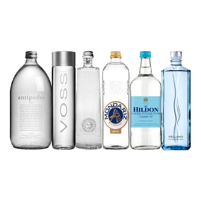 Amazing - Still Water Variety Pack - 750 ml to 1 Liter (6 Glass Bottles ...