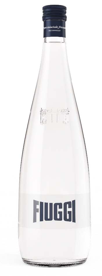 Fiuggi - Sparkling - Natural Mineral Water - 1 Liter (6 Glass Bottles)